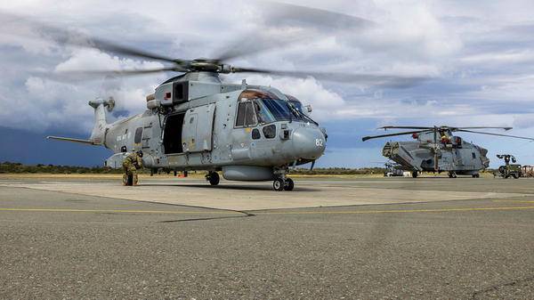 Three killed in Royal Navy Merlin helicopter training crash in Devon ...