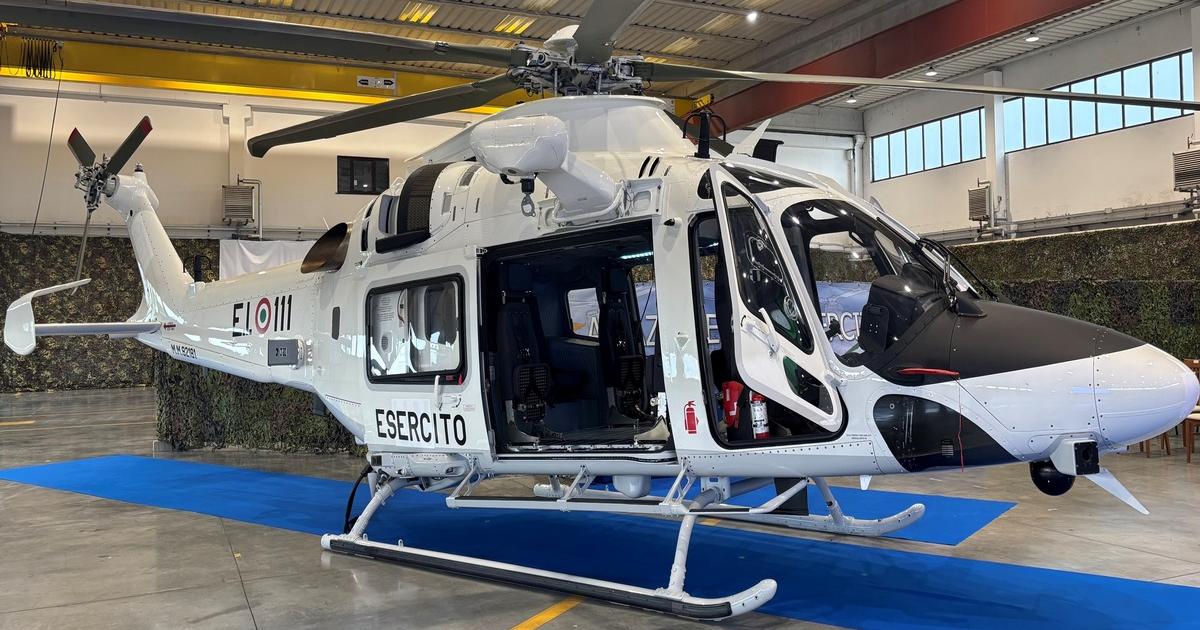 Italian Army receives first UH-169D light utility helicopter | AirMed ...