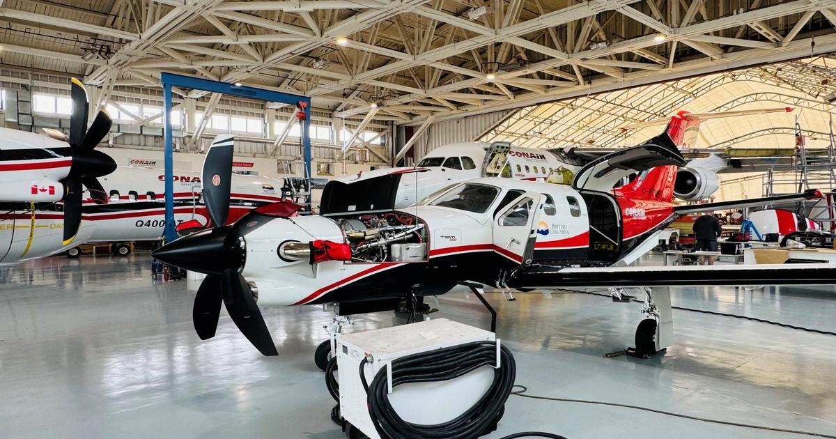 Conair deploys certified TBM 960 lead planes to tackle British Columbia ...